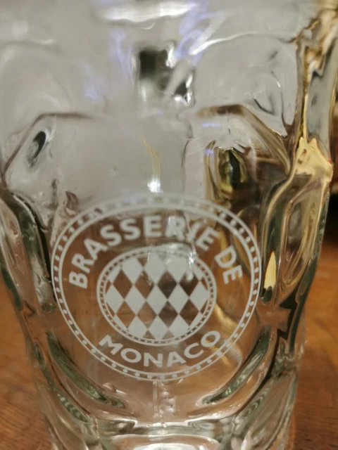 GRANDE CHOPE À Bière brasserie de Monaco 1 litre EUR 25,00 - PicClick FR