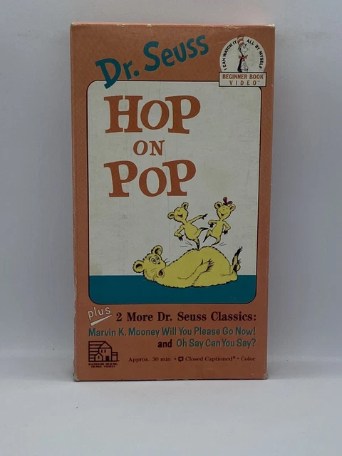 VINTAGE DR. SEUSS HOP ON POP VHS VIDEO + 2 More Stories Included £4.81 ...