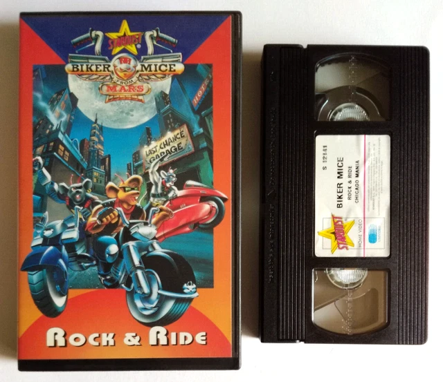 VHS BIKER MICE From Mars Rock & Ride Film Stardust Animazione (K19FRE ...