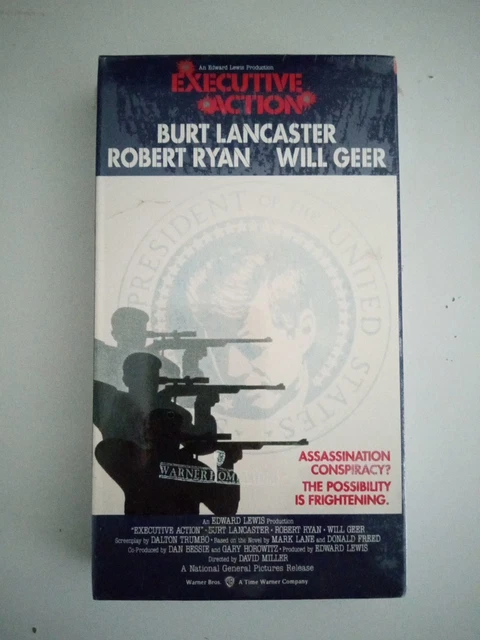 EXECUTIVE ACTION VHS Tape (1973) Burt Lancaster Robert Ryan BRAND NEW ...