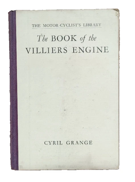 VILLIERS ENGINES VINTAGE Motorcycle Book 1931 Sun Rex DOT Cotton ...