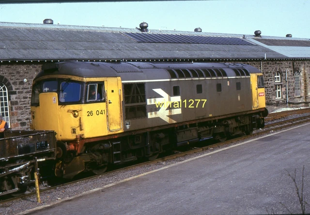 ORIGINAL RAILWAY SLIDE Class 26 26041 at Inverness 09.87 £5.25 ...