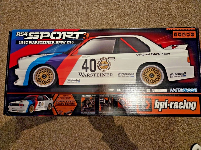 HPI RS4 SPORT 3 Bmw M3 E30 Warsteiner 1/10 RTR Brand New Item 120103 £ ...