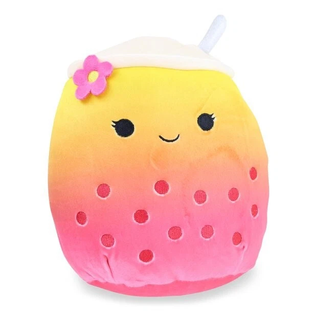 SQUISHMALLOWS 8& Bergit the Orange Bubble Tea Boba Drink Plush Doll EUR ...
