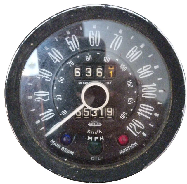 TRIUMPH SPITFIRE MK4 Speedometer - British Jaeger £150.01 - PicClick UK