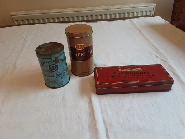 3 VINTAGE TINS £6.00 - PicClick UK