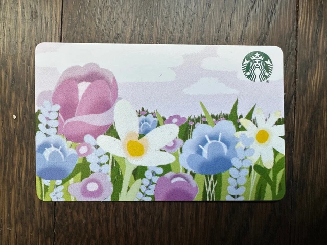 CANADA SERIES STARBUCKS "SPRING FLOWERS 2025" #6323 Card- New No Value ...