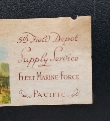 WW2 ERA U.S.M.C. Cut Letterhead Artwork ~ U.S. Marine Corps ~ Military ...