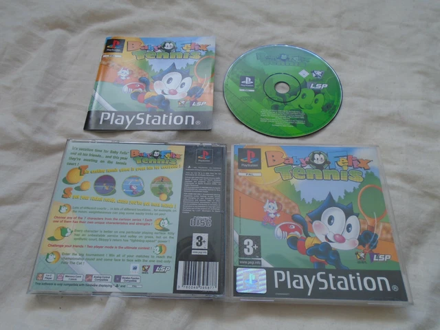 BABY FELIX TENNIS PS1 (COMPLETE) Sony Playstation black label rare £6.95 - PicClick UK