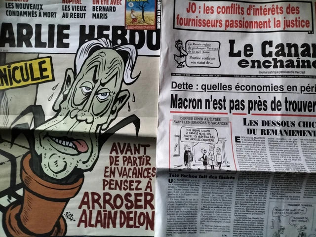 CHARLIE HEBDO + Canard Enchaîné 19 juillet 2023- Le petit EMILE & Alain ...