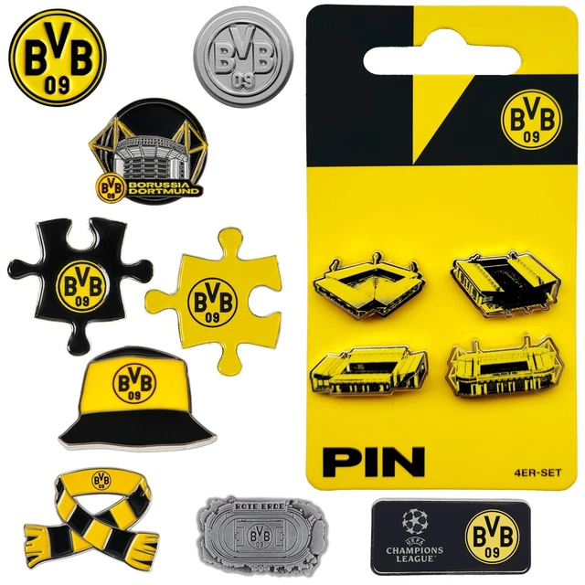 PIN BORUSSIA DORTMUND Pins Logo Stadion Spieler Hummels Reus Button Pin ...