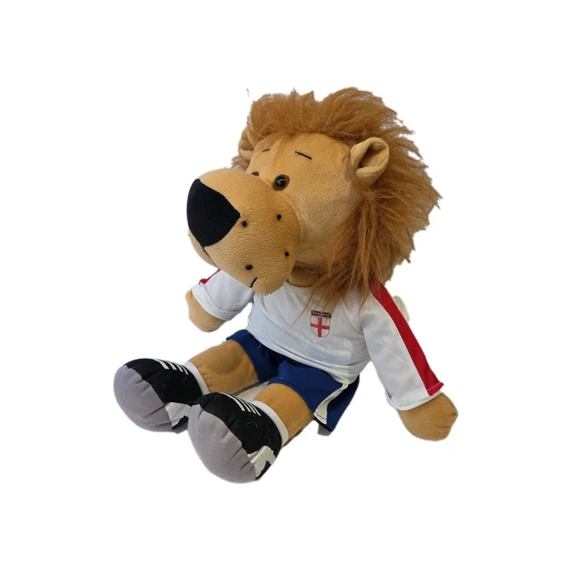 ENGLAND FOOTBALL WORLD Cup Lion Mascot 19" Soft Toy Decoration Number 7 ...