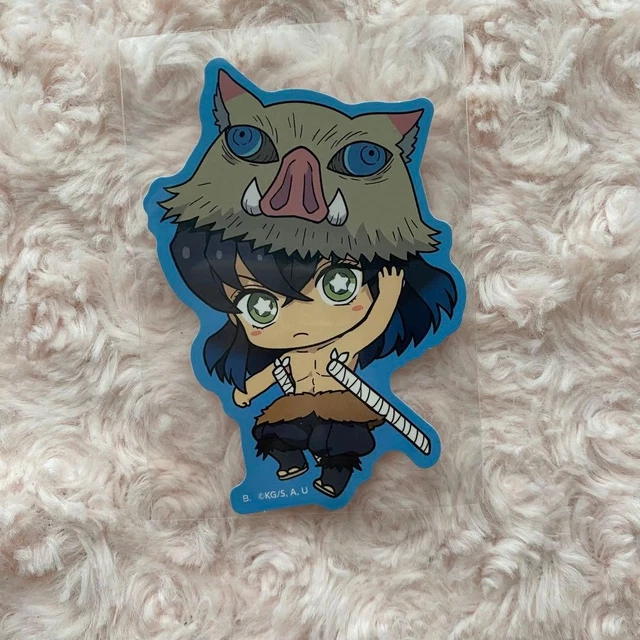 DEMON SLAYER: KIMETSU No Yaiba Inosuke Kuhira Die-Cut Sticker $20.72 ...