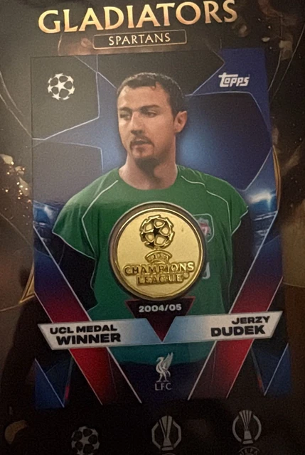 TOPPS MATCH ATTAX 2025/26 2026 Jerzy Dudek - Liverpool UCL Medal winner ...