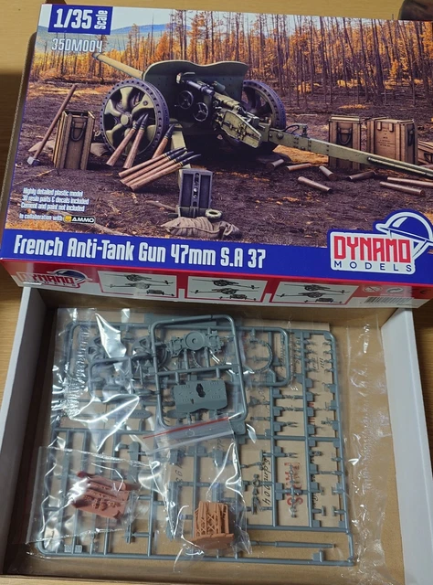ANTI-TANK GUN 47MM SA37 Type 1 in 1/35 von Dynamo EUR 38,00 - PicClick DE