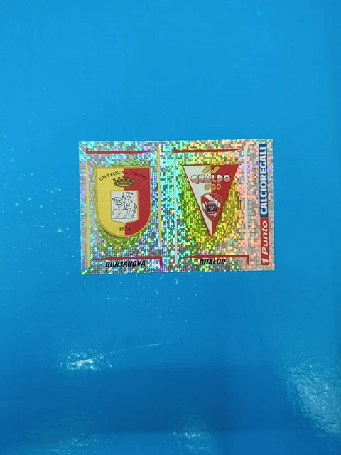 FIGURINA CALCIATORI PANINI 1998-99 New N 662 Scudetto Giulianova/Gualdo ...