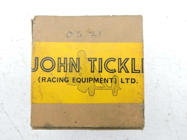 NOS JOHN TICKLE Finned Alloy Points Cover Triumph 650 750 Chopper T120R ...