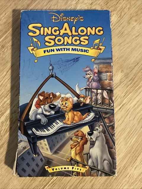 DISNEY'S SING ALONG Songs Fun with Music VHS Walt Disney Home Video NR £5.58 - PicClick UK