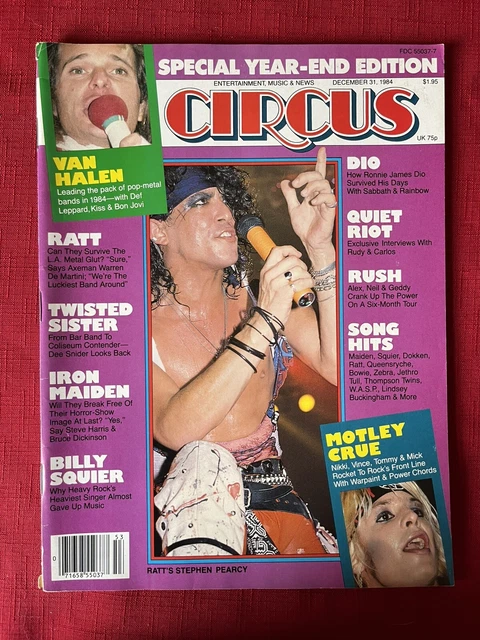 CIRCUS MAGAZINE SPECIAL Year End Edition Dec 31, 1984 Van Halen Dio ...