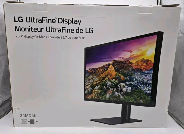 LG 24MD4KL-B ULTRAFINE 24 inch Widescreen 4K UHD IPS Monitor with macOS ...