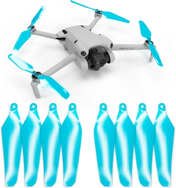 MASTER AIRSCREW SUPER Stealth Propellers for DJI Mini 4 Pro & 3 Blue ...