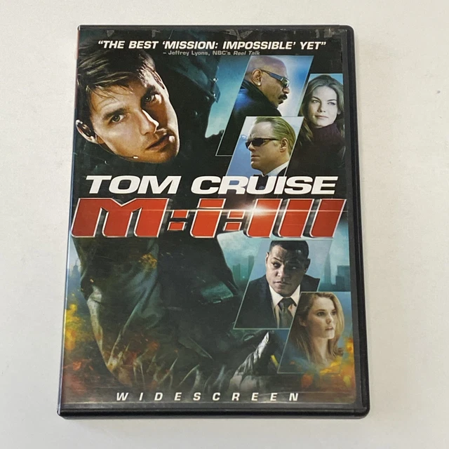 MISSION IMPOSSIBLE 3 (2006 DVD) Tom Cruise MIIII M:I:III REAL PICTURES ...
