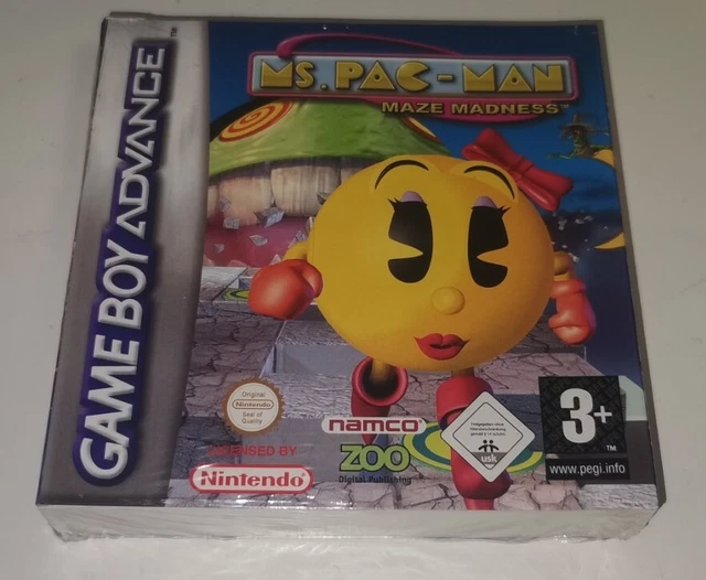 MS. PAC.MAN MAZE Madness Game Boy Advance Gba Nuevo New Sealed Pal ...