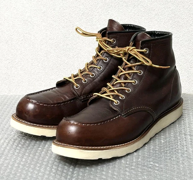 RED WING BOOTS 8138 Harley GPZ Shovel US:9.5D Genuine leather Brown ...