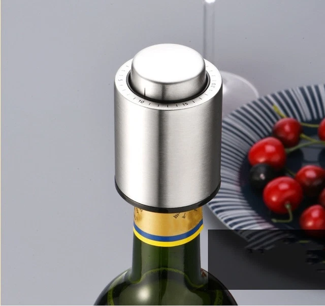 BOUCHON À VIN scellé pour pour sous vide avec indicateur de date ...