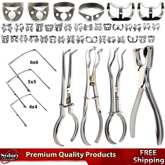 RUBBER DAM FRAME Punch Clamps | Surgical Brewer Stoke Light Ivory $29. ...