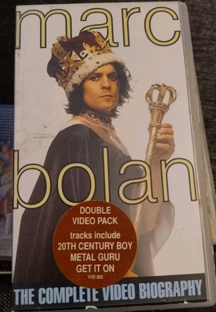 MARC BOLAN THE Complete Video Biography On VHS Video Cassette Tape £10. ...