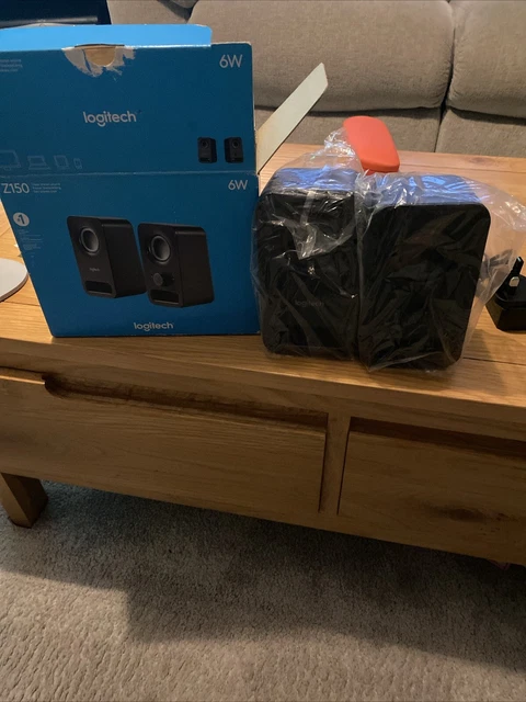 LOGITECH Z150 PC Speakers, 6W, Clear Sound With Adapter & Box £8.00 ...