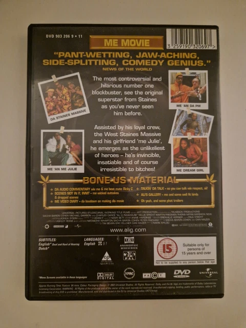 ALI G - Indahouse - The Movie (DVD, 2002) £5.00 - PicClick UK