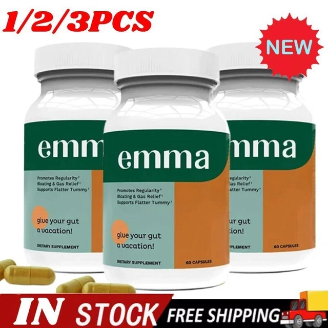 EMMA GUT HEALTH;GAS and Bloating Relief Constipation Leaky Gut-Repair ...