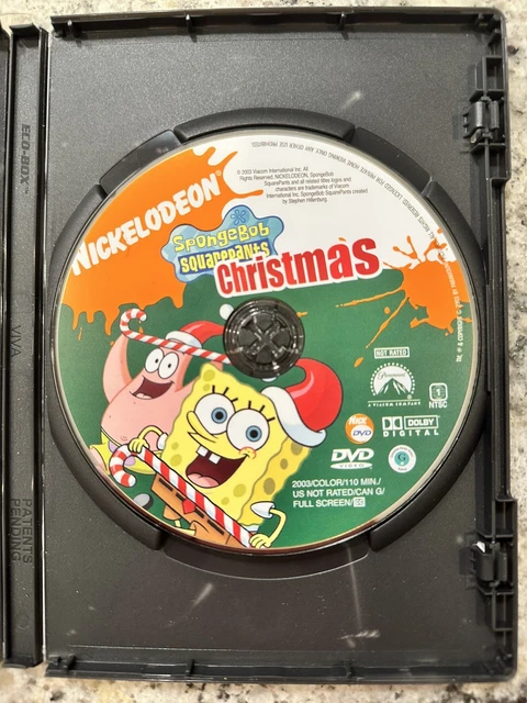 SPONGEBOB SQUAREPANTS CHRISTMAS DVD 2003 (2008) cartoon kids funny ...