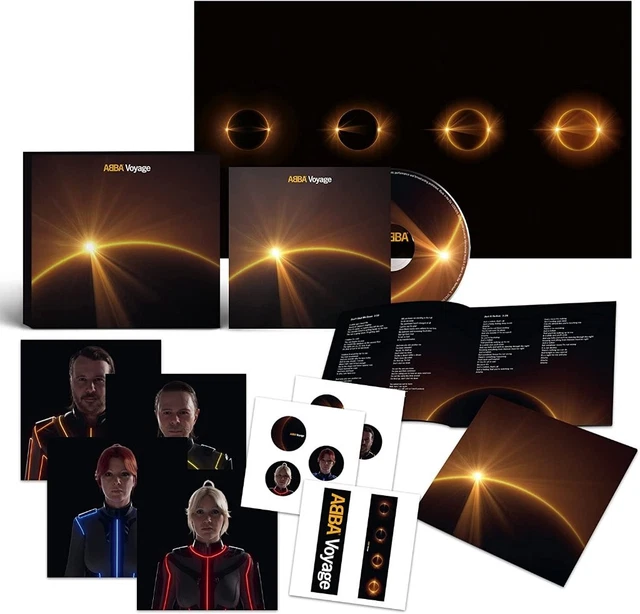 ABBA VOYAGE CD Europe Polydor 2021 Deluxe Box CD in ECO Box with poster, art EUR 11,47 - PicClick FR