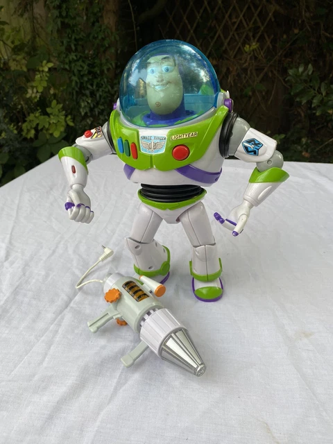 DISNEY/PIXAR BUZZ LIGHTYEAR Power Blaster Buzz Talking Action figure ...