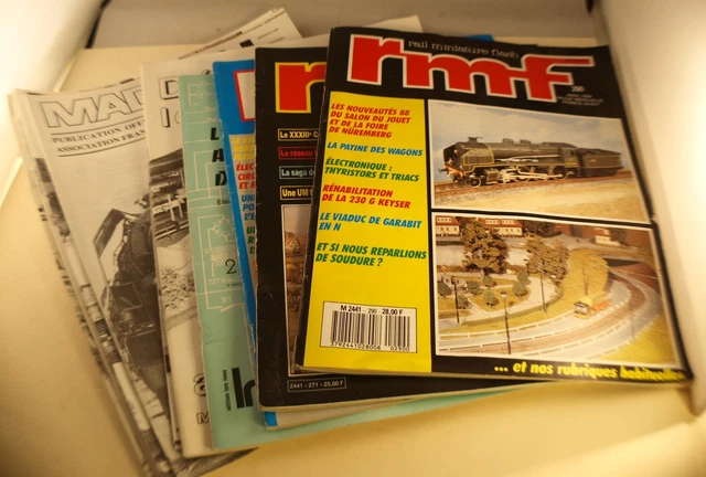 LOT DE DOCUMENTATIONS modélisme ferroviaire RMF Magza'N train EUR 8,88 - PicClick FR