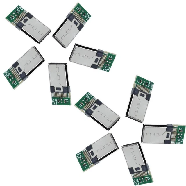 CABLE PCB BOARD Adapter USB 3.1 Type C Connector 12/24 Pins Male/Female ...