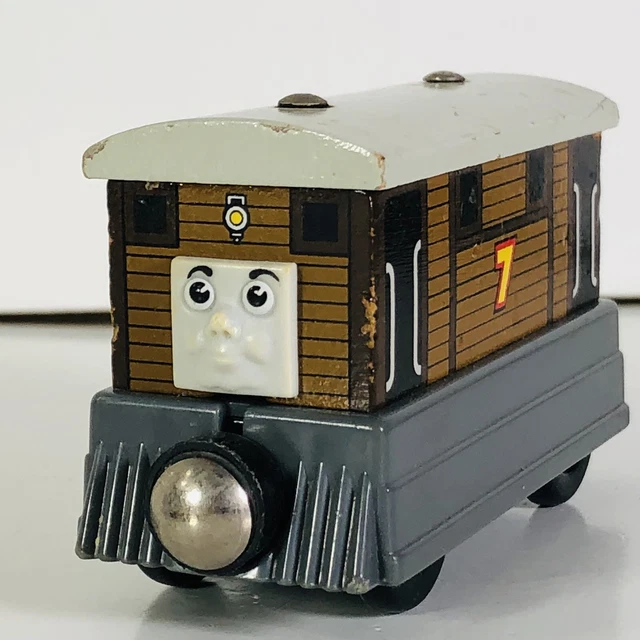 THOMAS THE TRAIN Toby Tram Car Wooden Railway Tank Engine #7 Friends ...