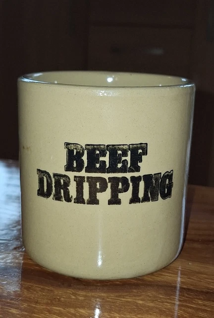 VINTAGE STONEWARE PEARSONS OF CHESTERFIELD BEEF DRIPPING POT - Retro ...