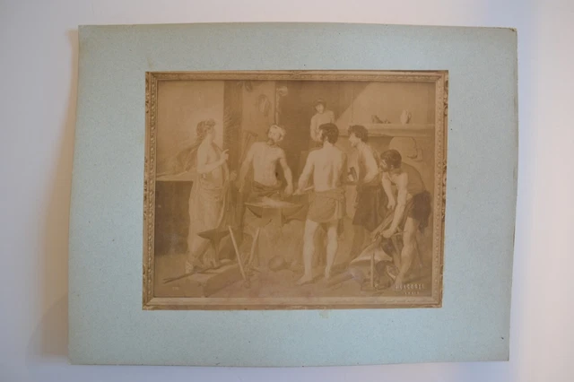 ANCIENNE PHOTO ALBUMINE vers 1880 de tableau ancien EUR 9,90 - PicClick FR