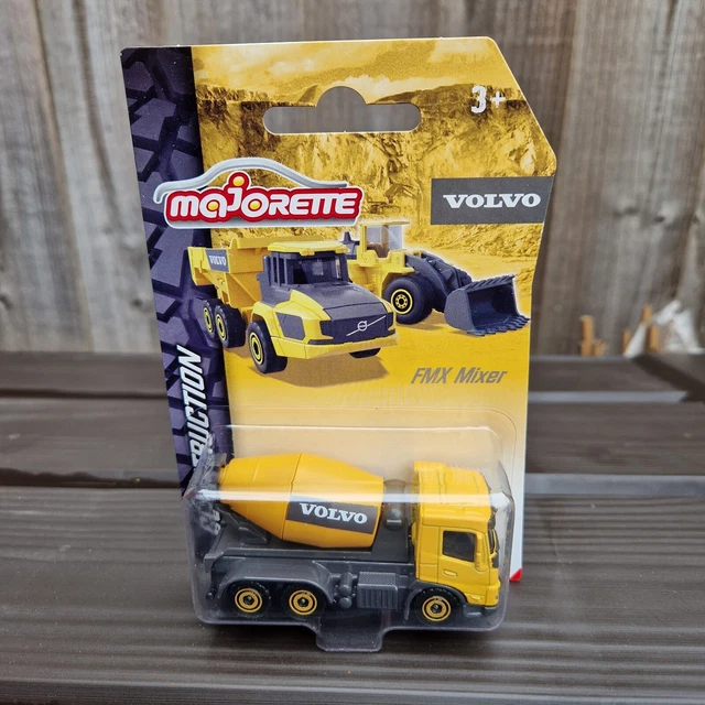 MAJORETTE VOLVO FMX Cement Mixer Truck Diecast Model Car - New in Box £ ...