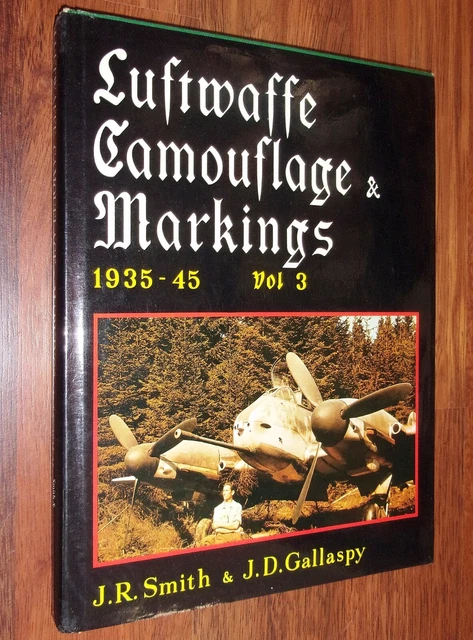 SMITH GALLASPY LUFTWAFFE CAMOUFLAGE & MARKINGS 1935-1945 vol 3 1977 ww2 ...