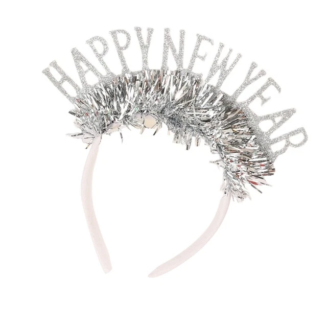 NEW YEAR EVE Headband Year 2025 Festival Headpiece Holiday Party Props ...