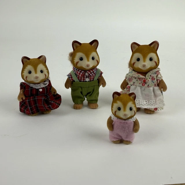 SYLVANIAN FAMILIES ROBINSON Red Panda Family Baby Calico Critters Rare ...