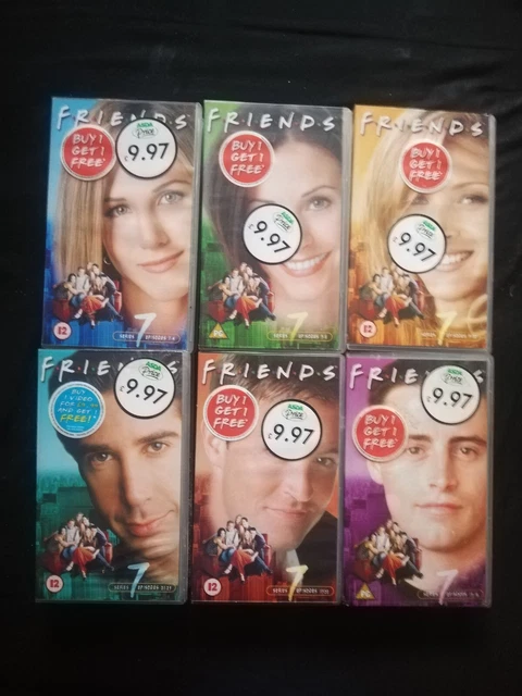 FRIENDS COMPLETE SERIES 7 Vhs Matthew Perry X6 Tapes £9.99 - PicClick UK