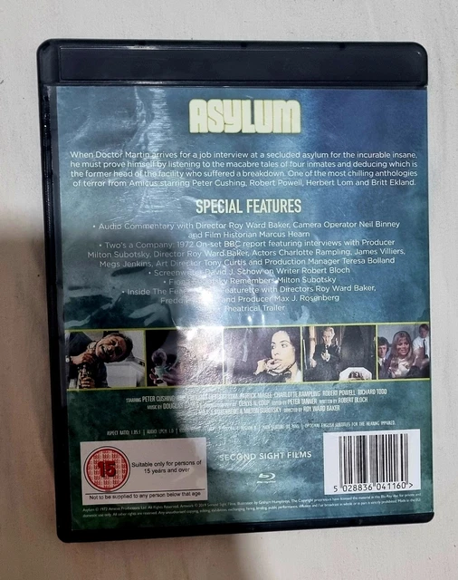 ASYLUM (1972) Blu-Ray, Mint Condition, Amicus, Peter Cushing, Robert ...