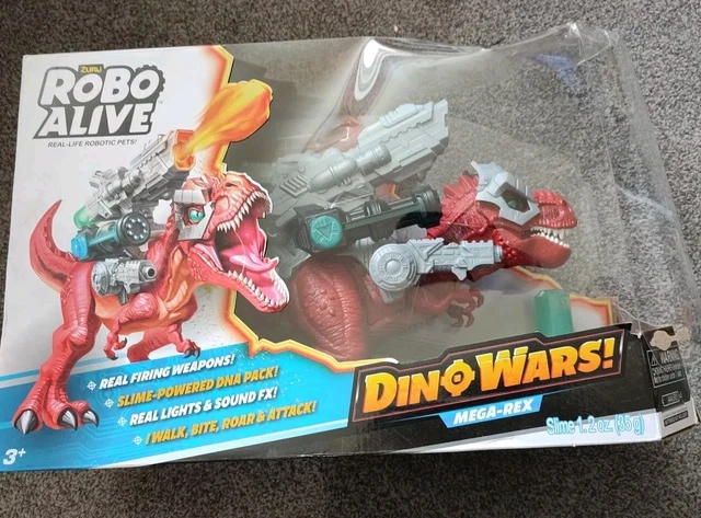 ROBO ALIVE DINO Wars Mega-Rex Dinosaur by ZURU Child Kids Toy T13 ...