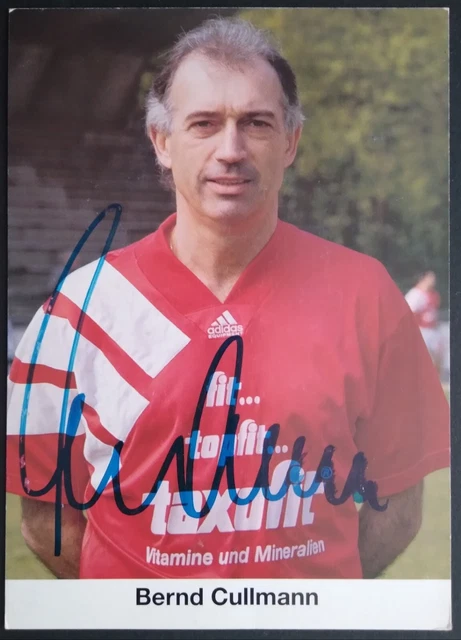 BERND CULLMANN 1.FC Köln Traditionsmannschaft 1995 Taxofit-Satzkarte ...